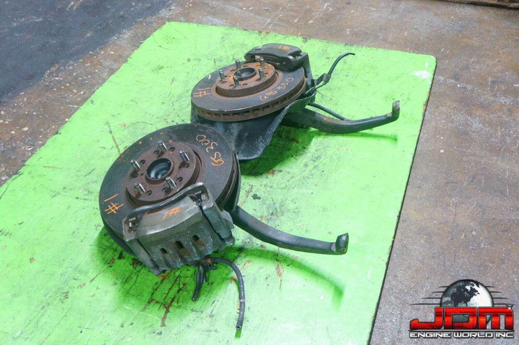 JDM 1998-2005 ARISTO LEXUS GS300 OEM FRONT BRAKES CALIPER SPINDLE HUB ...
