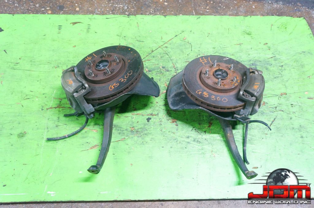 JDM 1998-2005 ARISTO LEXUS GS300 OEM FRONT BRAKES CALIPER SPINDLE HUB ...