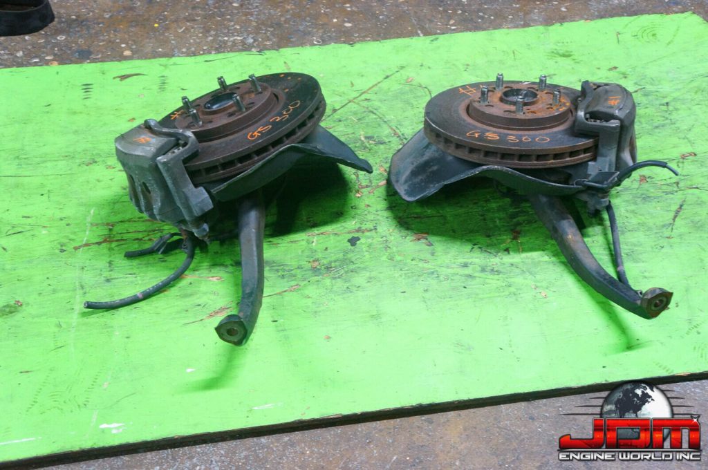 JDM 1998-2005 ARISTO LEXUS GS300 OEM FRONT BRAKES CALIPER SPINDLE HUB ...