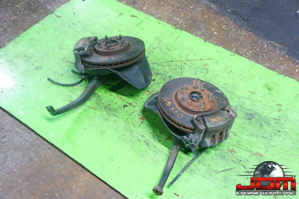 JDM 1998-2005 ARISTO LEXUS GS300 OEM FRONT BRAKES CALIPER SPINDLE HUB ...