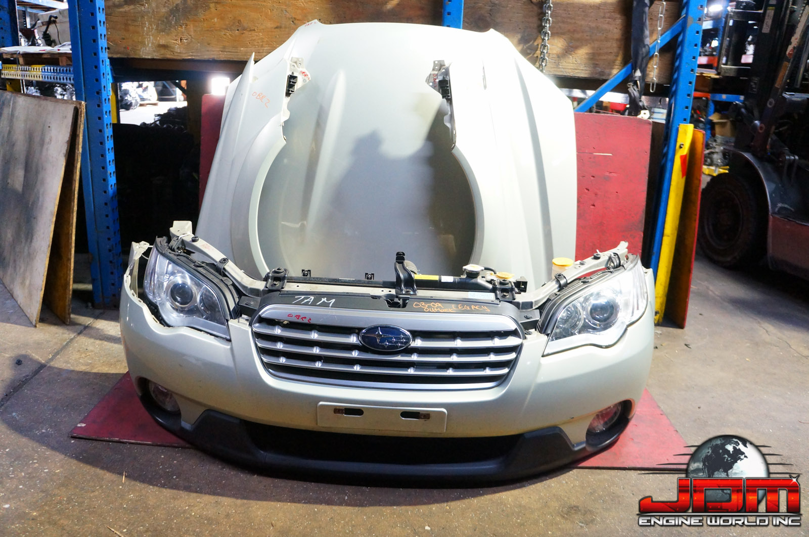 JDM 2003-2009 SUBARU LEGACY OUTBACK NOSE CUT FRONT END HOOD FENDERS ...
